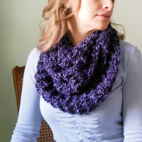 Knit Scarf Purple - Etsy