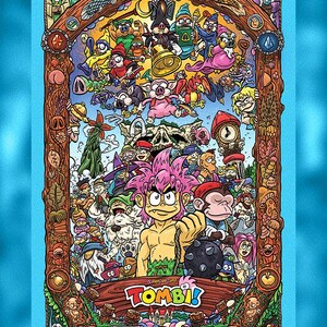 Tomba! (1997) Video Game Poster - Etsy