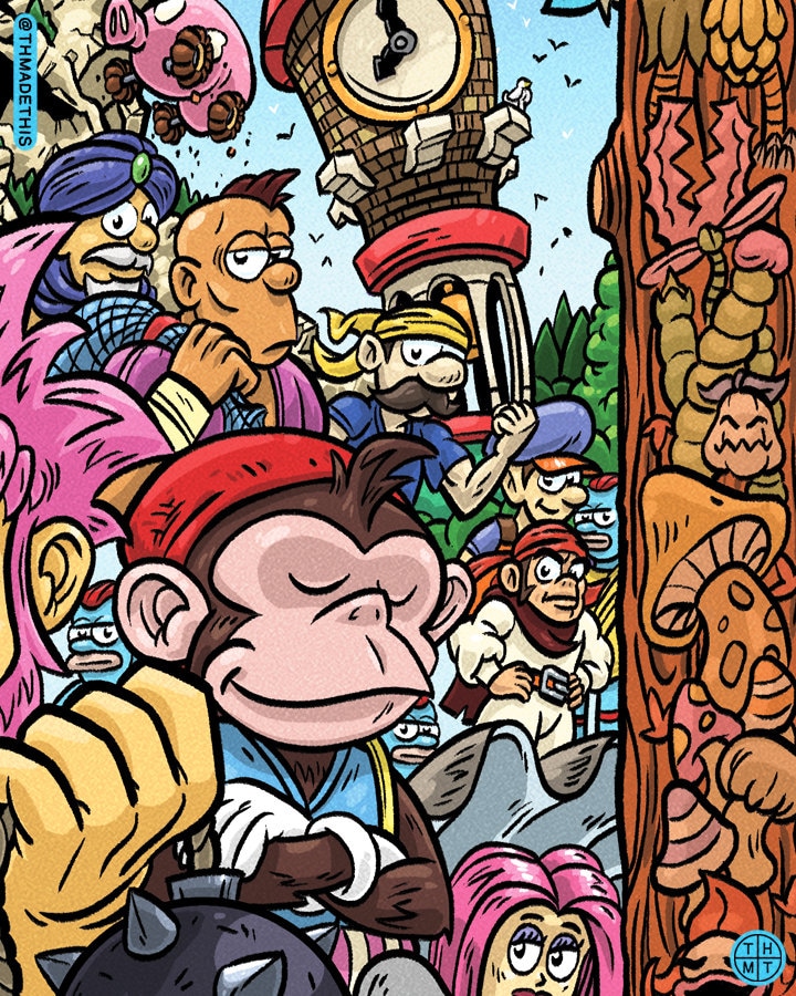 Tomba 1997 Video Game Poster Etsy