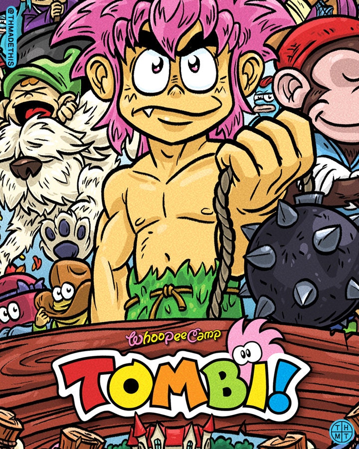 Tomba 1997 Video Game Poster - Etsy