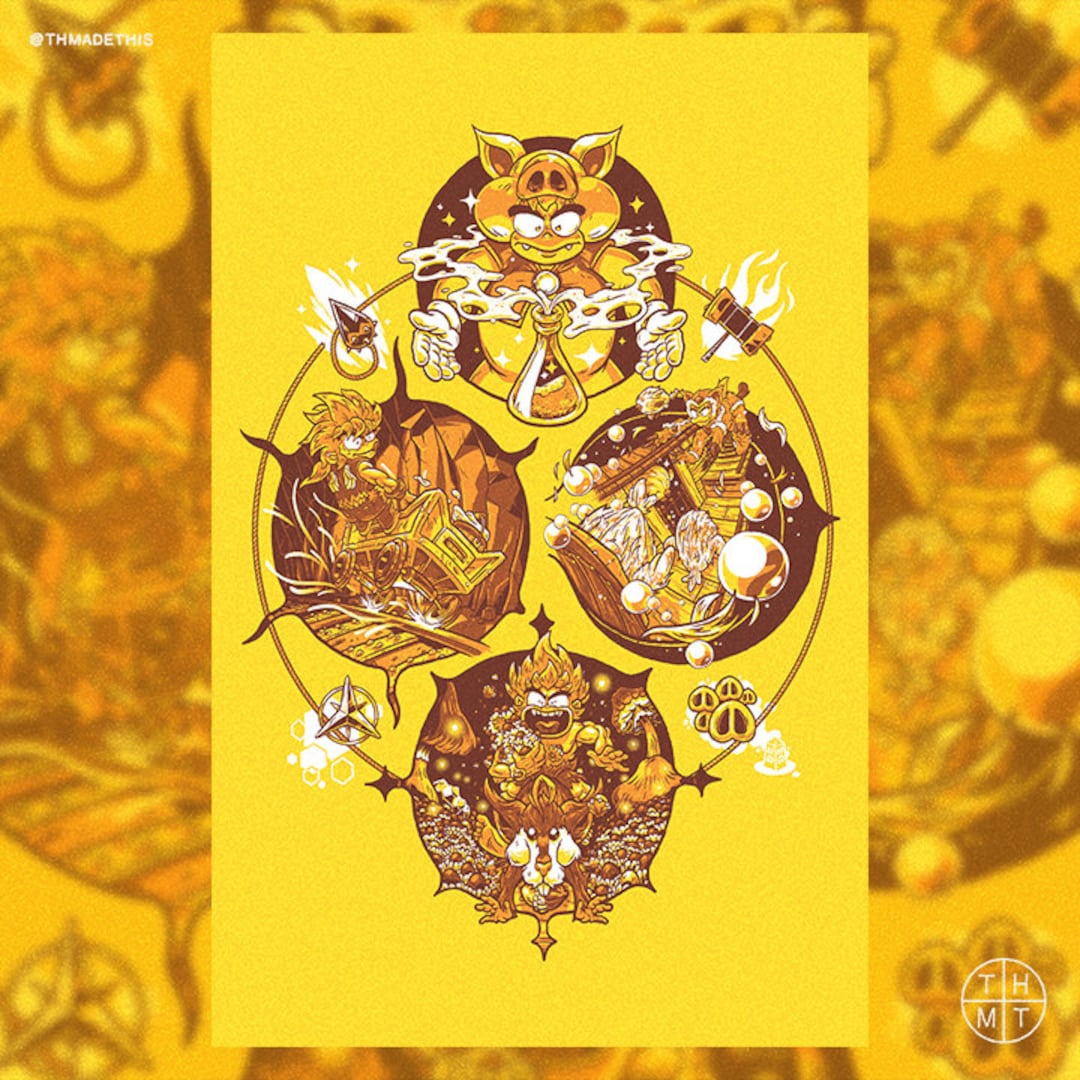 Golden Adventure (tomba! 2 Poster) - Etsy