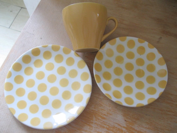 Retro China Tams Mustard Colour Vintage Retro 50s China | Etsy