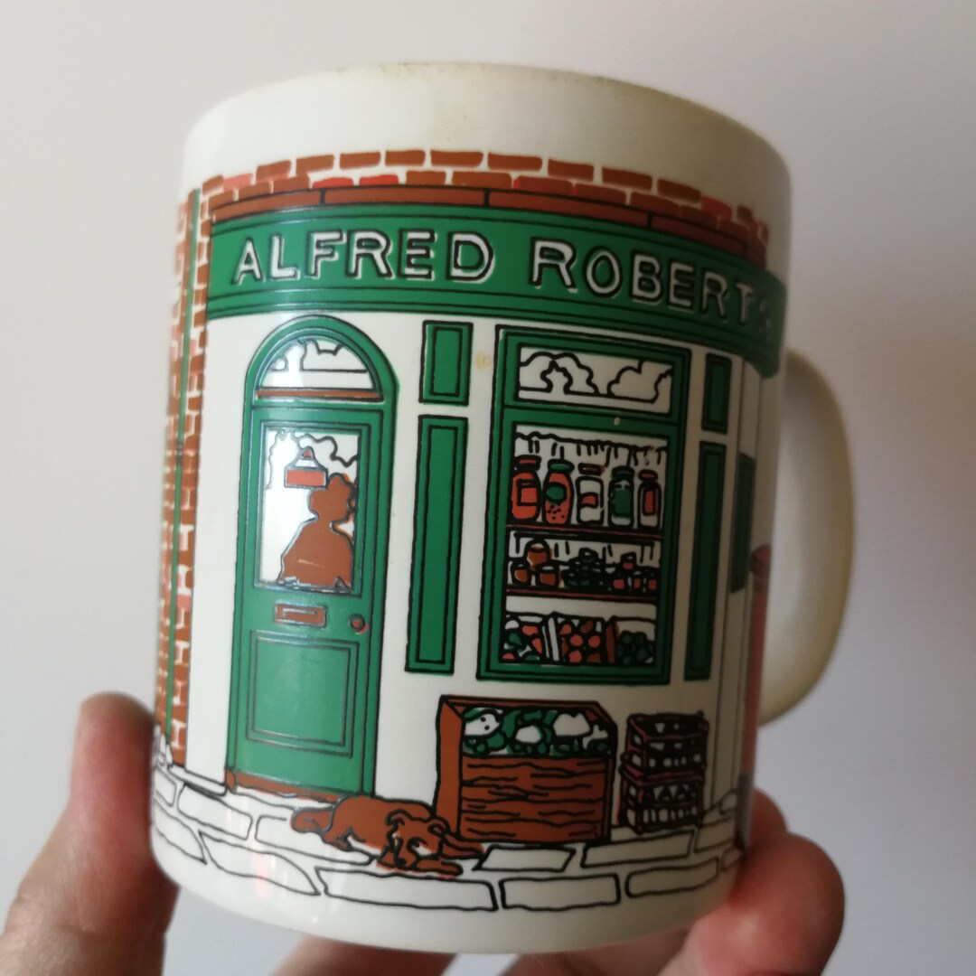 Vintage Collectible Coronation Street Alf Roberts Grocery Shop Mug ...