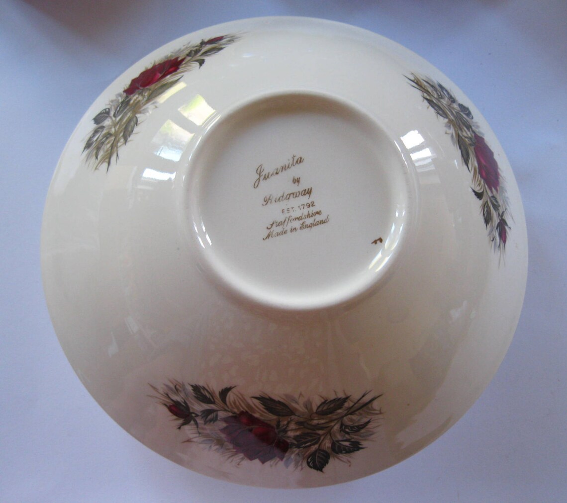 Retro China Perfect 1950s Vintage Ridgway Juanita Pattern - Etsy UK