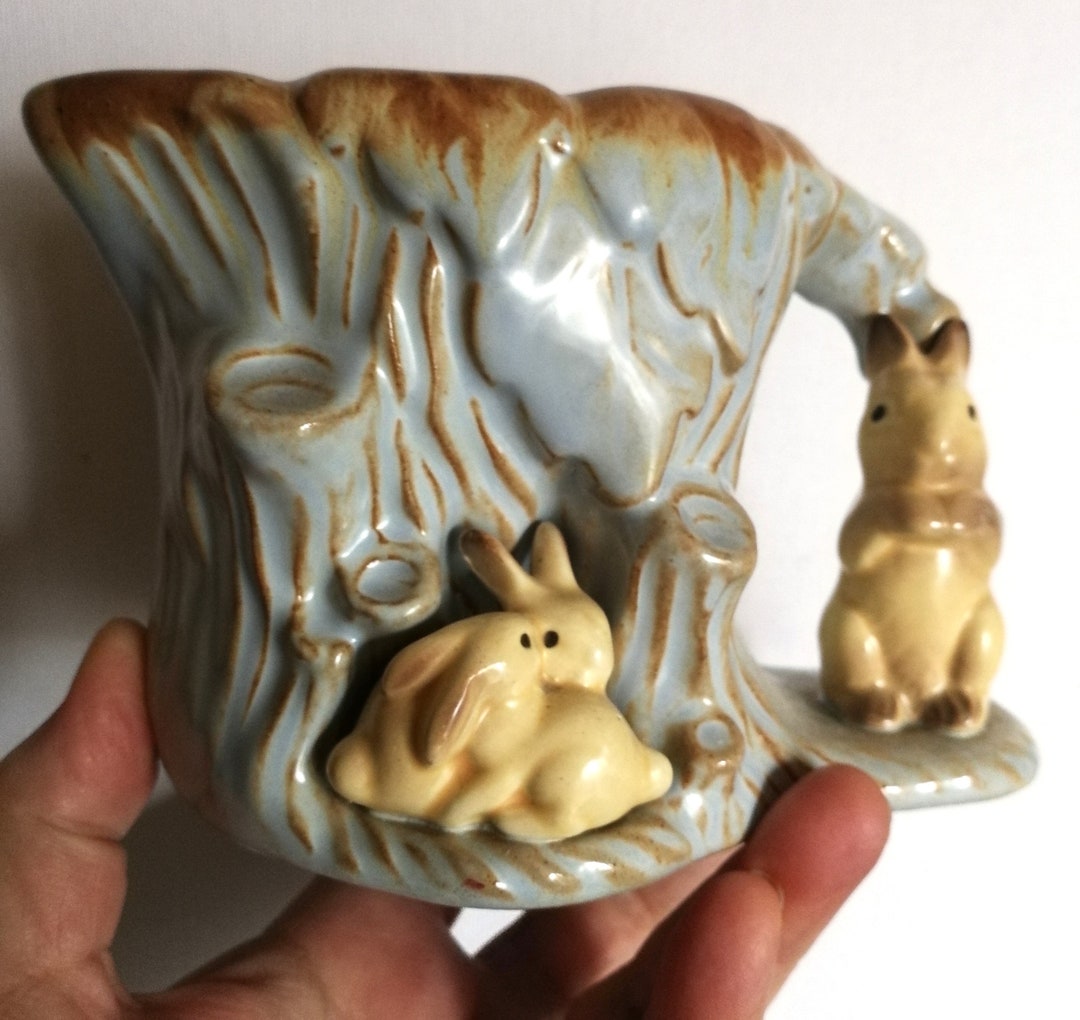Vintage Hornsea Pottery Fauna Rabbit Jug, Creamer, 1960s , Collectible ...