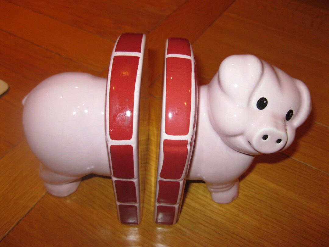 Carlton Ware England Chine Piggy Pig Bookends Vintage Collectable Item ...