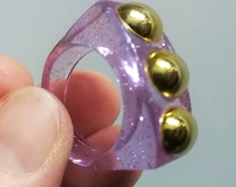 Plastic Engagement Rings | Etsy UK