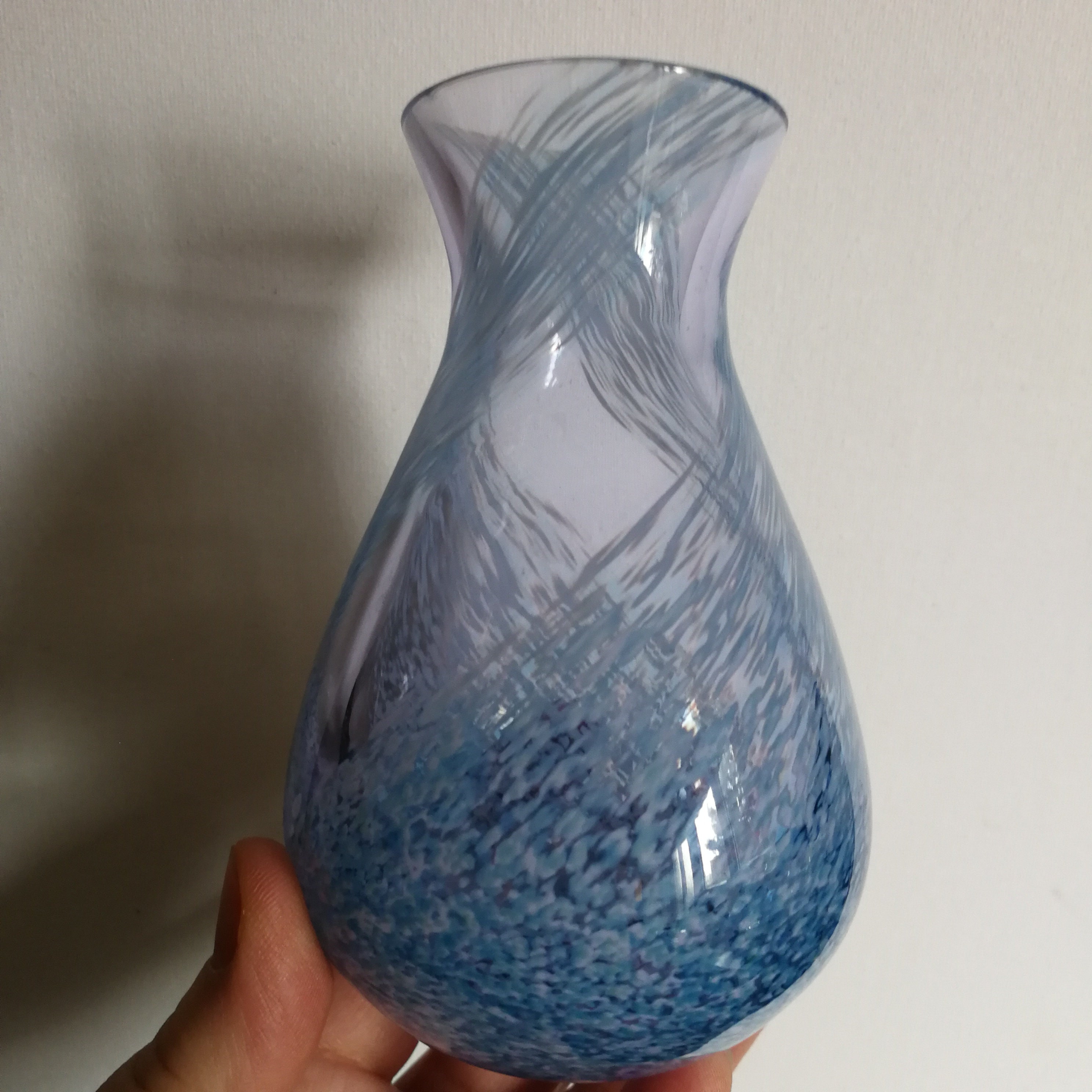 Home Décor Vases A lovely blue Caithness glass flower vase etna.com.pe