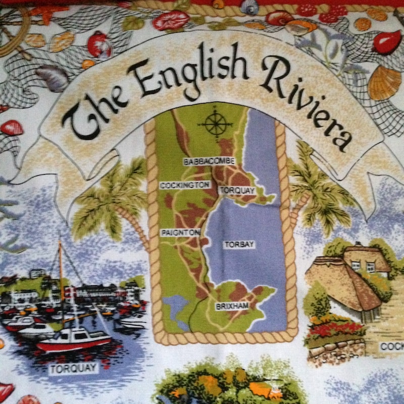 Map Tea Towel - Etsy