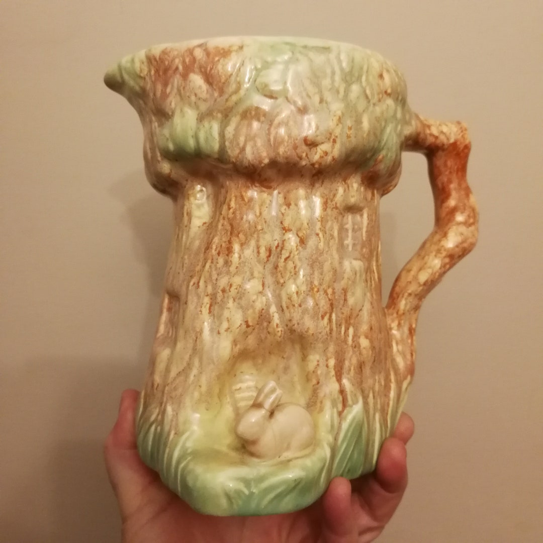 Gorgeous Sylvac Treehouse Vase With Rabbit AF Displays Beautifully - Etsy