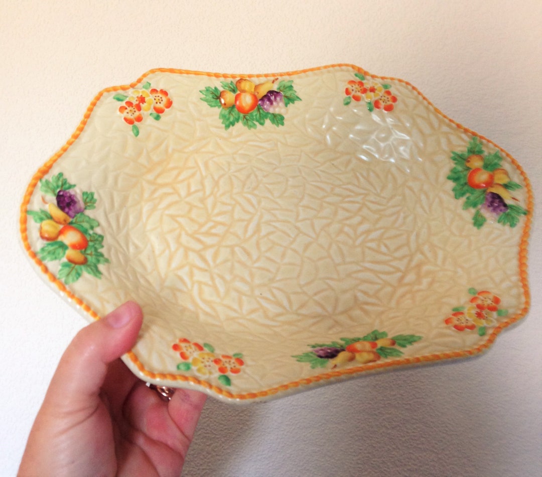 Stunning Large Falcon Ware Decorative (early Sylvac) Dish Bowl Hand ...