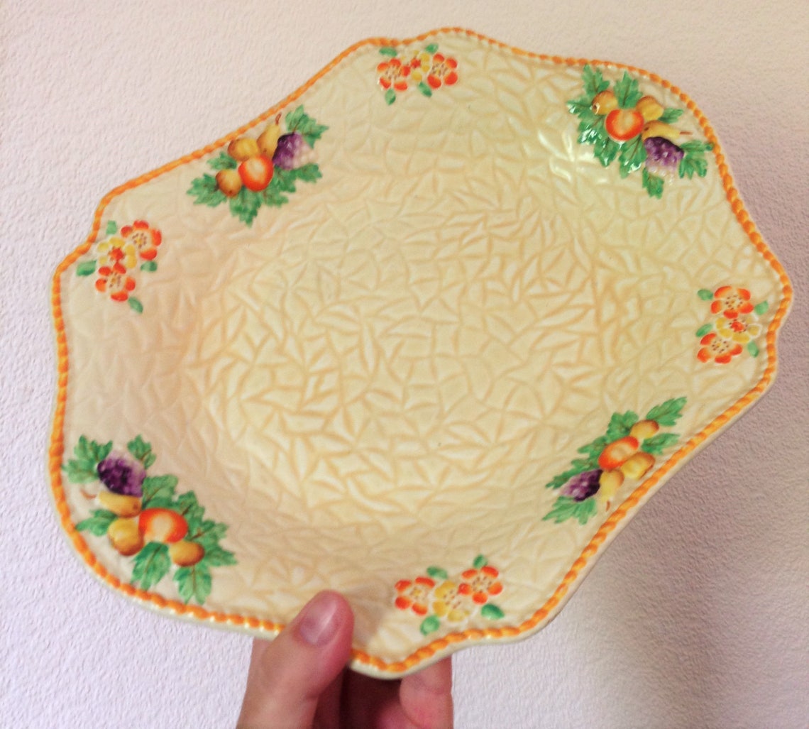 Stunning Large Falcon Ware Decorative early Sylvac Dish Bowl - Etsy UK