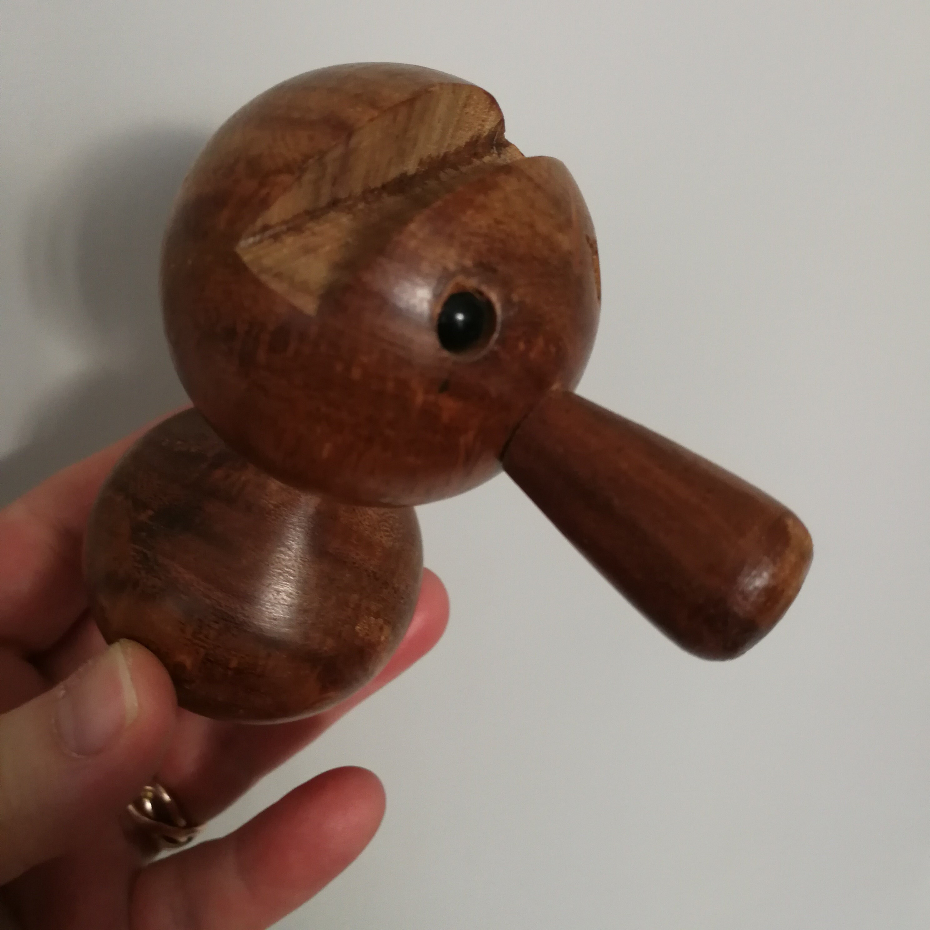 Interesting Old Wooden Figurative Vintage Head Big Nose Gonk - Etsy UK