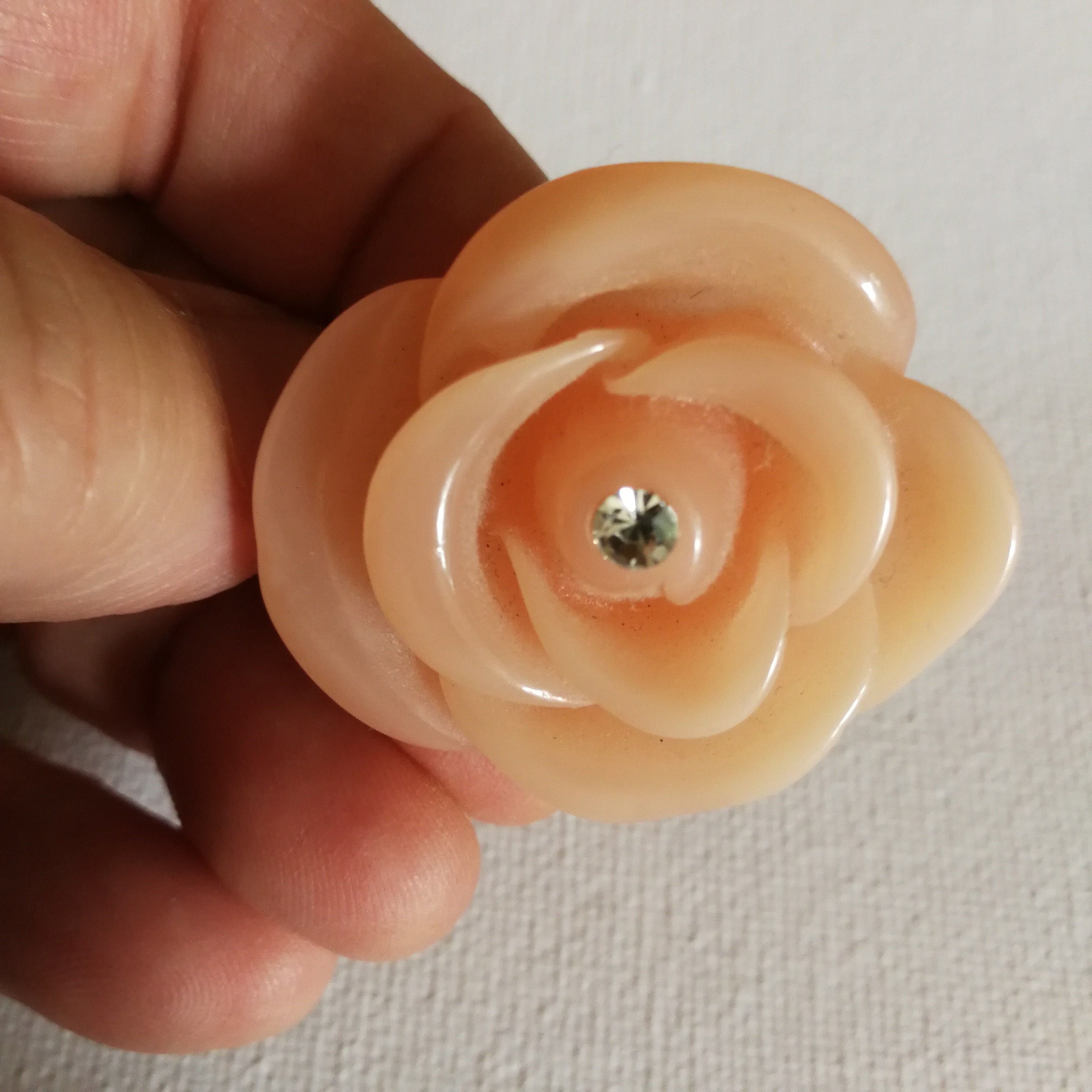 Ring Large Size Pink Plastic Rose Flower Chunky Funky Ring - Etsy UK