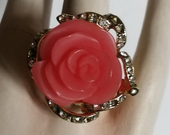 Pink Plastic Ring | Etsy