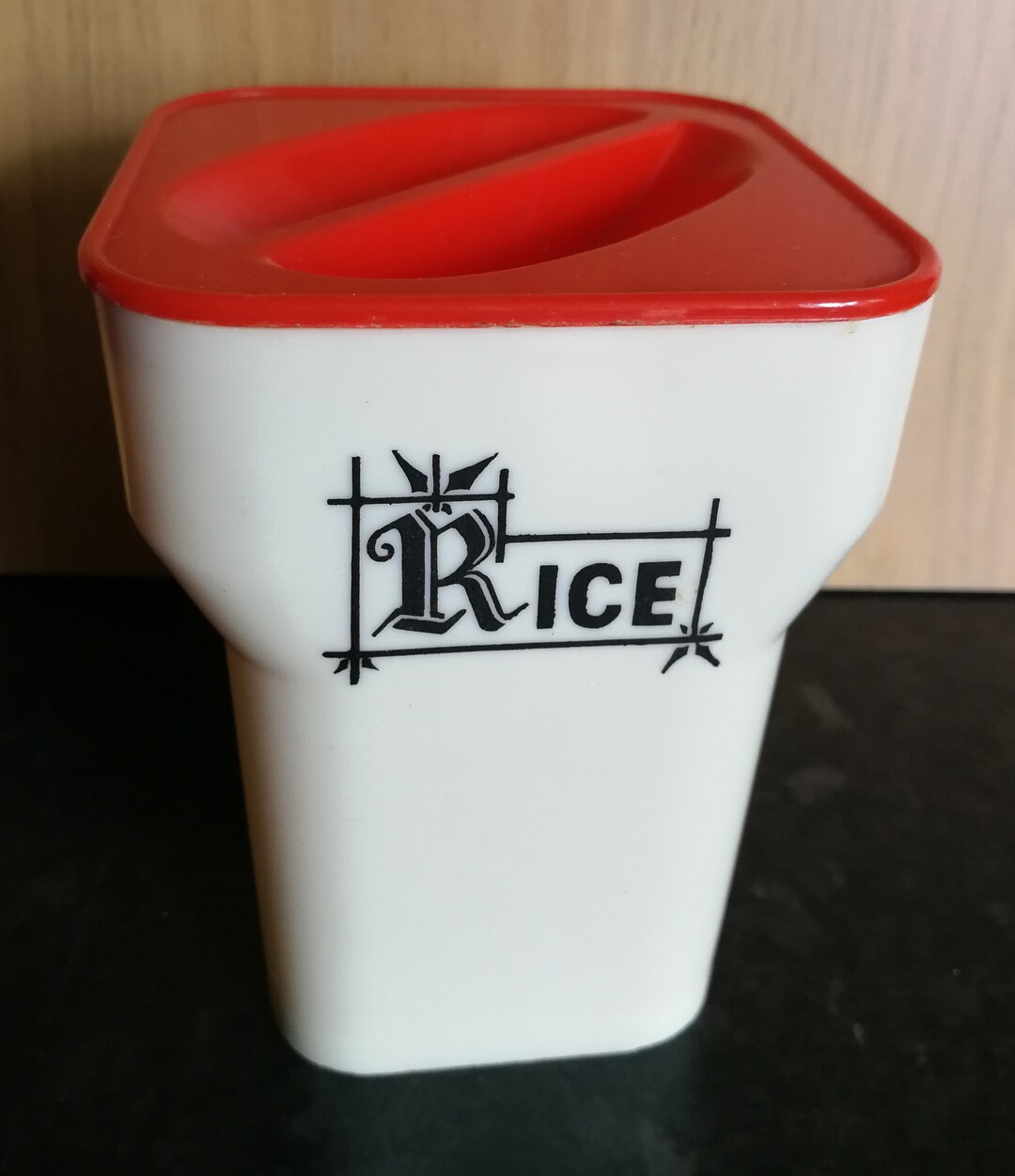 Vintage Plastic Storage Pot for Rice Very Art Deco - Etsy