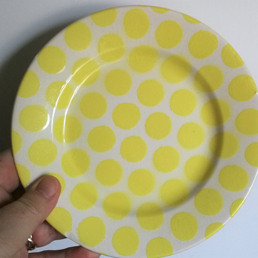 Retro China - Tams Turquoise Sunshine Yellow Vintage Retro 50s China ...