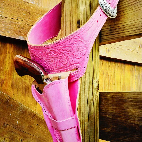 Western Gunbelt and Holster - Etsy