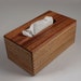 Solid African Mahogany Handmade Tissue Box Cover Holder Rectangular Box ...