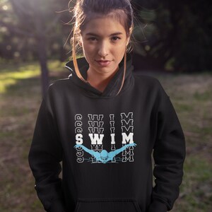 Swim Shirt, Swimming Hoodie, Love to Swim Sweater, Swim Apparel ...