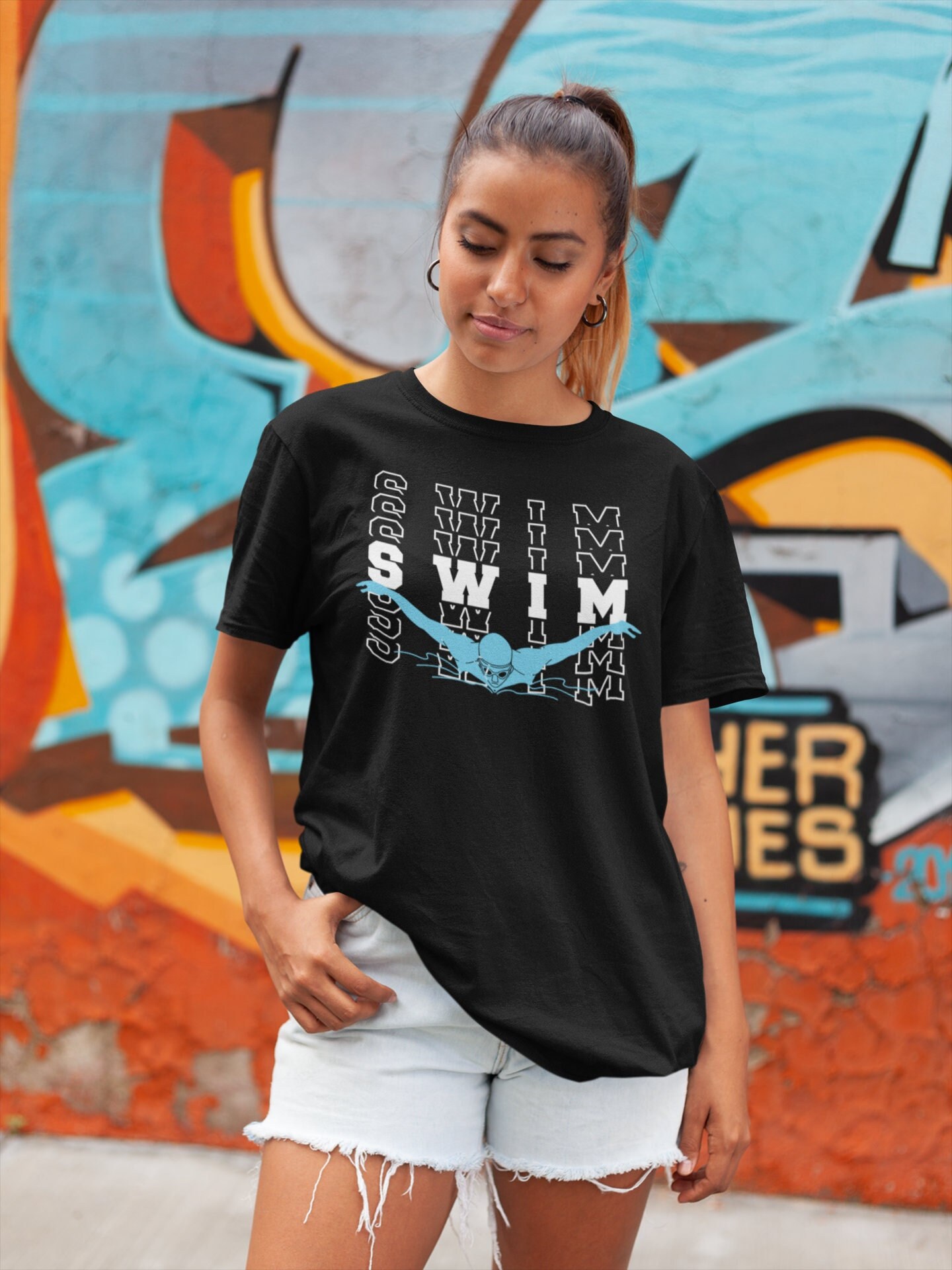 Swim Shirt Swimming Hoodie Love to Swim Sweater Swim - Etsy
