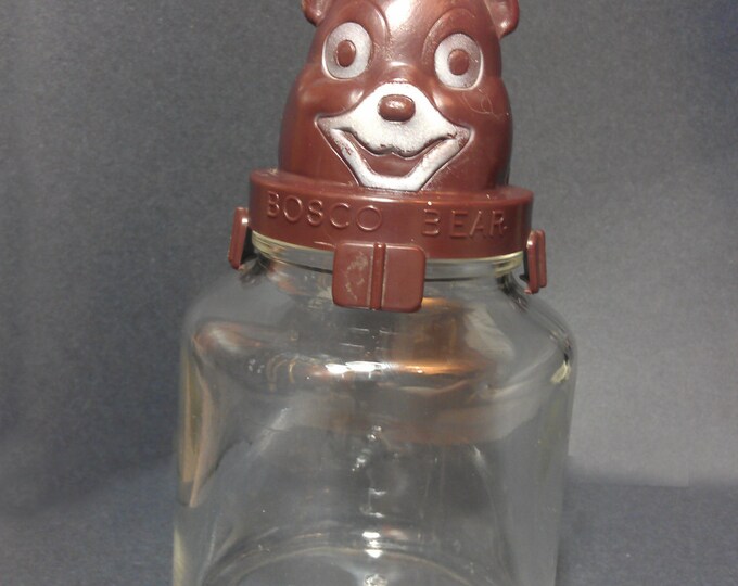 Bosco Bear Bank Vintage 1950's Bosco Chocolate Syrup Milk - Etsy