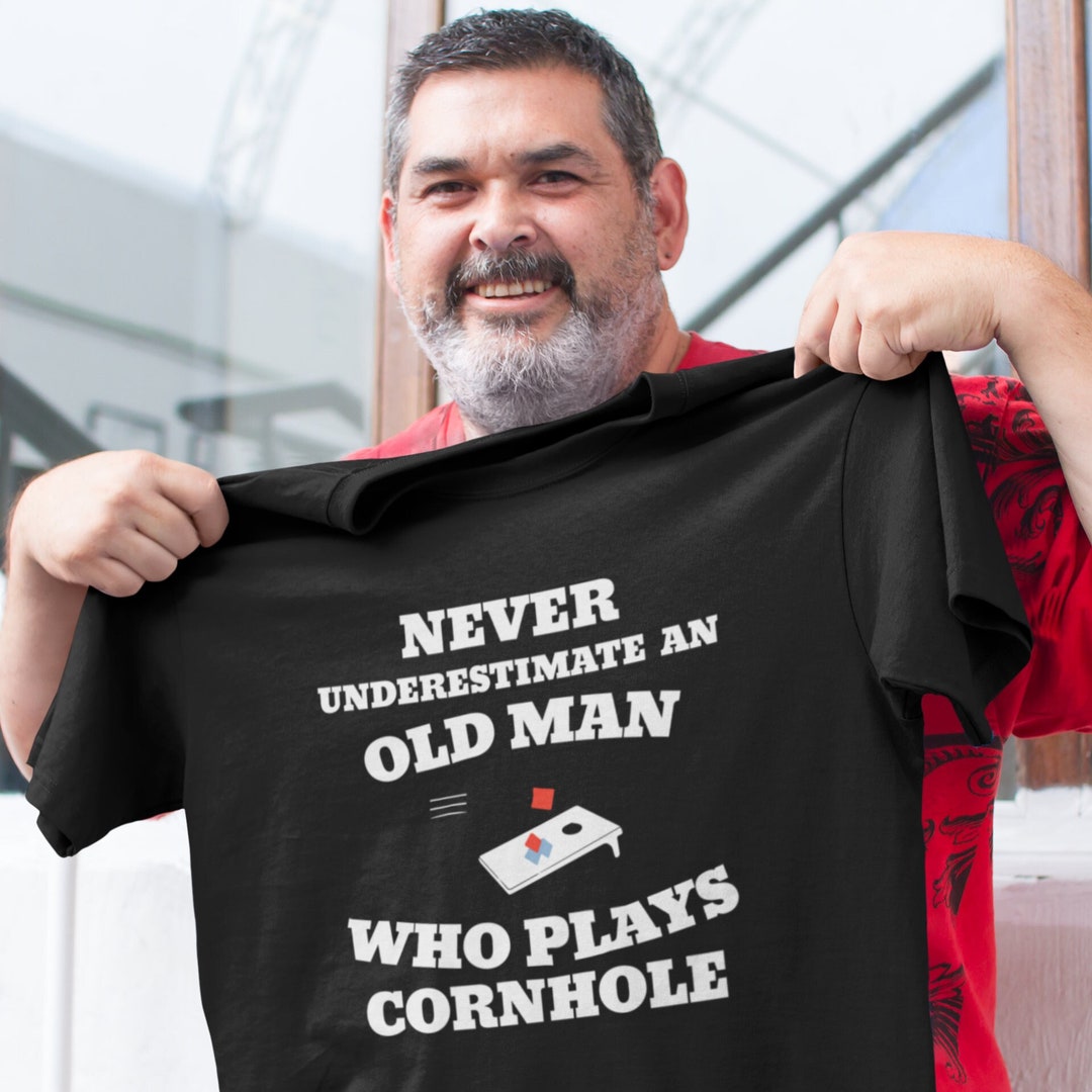 Cornhole, Old Man Shirt, Play Corn Hole Hoodie, Old Man Cornhole ...