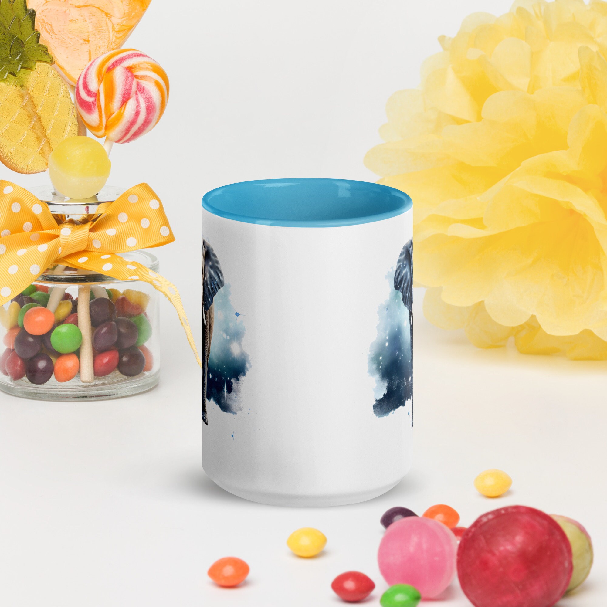 Elephant Mug, Elephant Cup, Mug With Color Inside, Starry Elephant ...