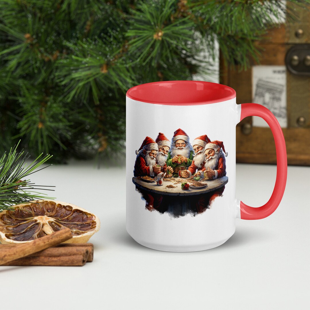 Santa's Elves, Elves Breakfast, Elves Morning Cup, Elf Breakfast Mug ...