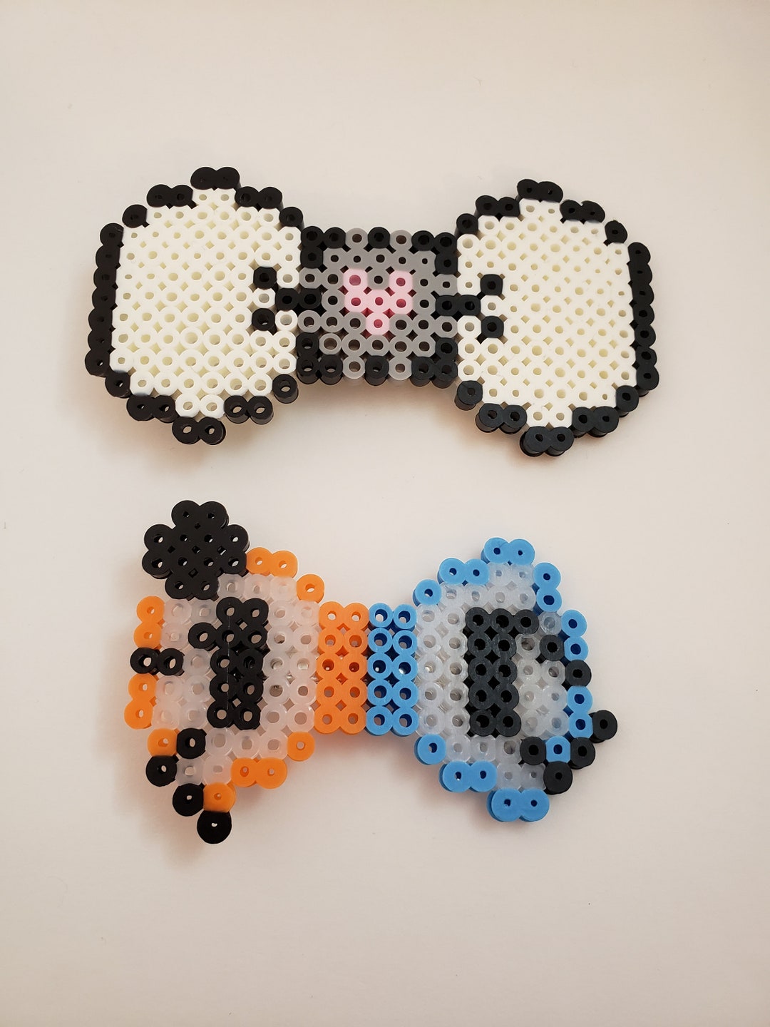 Portal Inspired Perler Hair Bows - Etsy