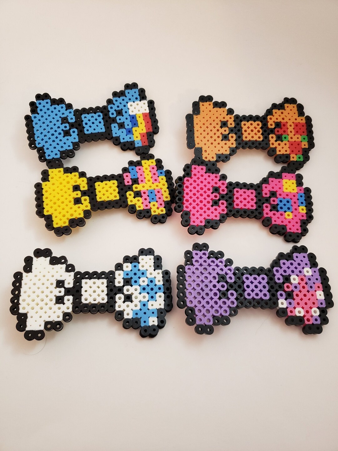My Little Pony Inspired Perler Bows - Etsy