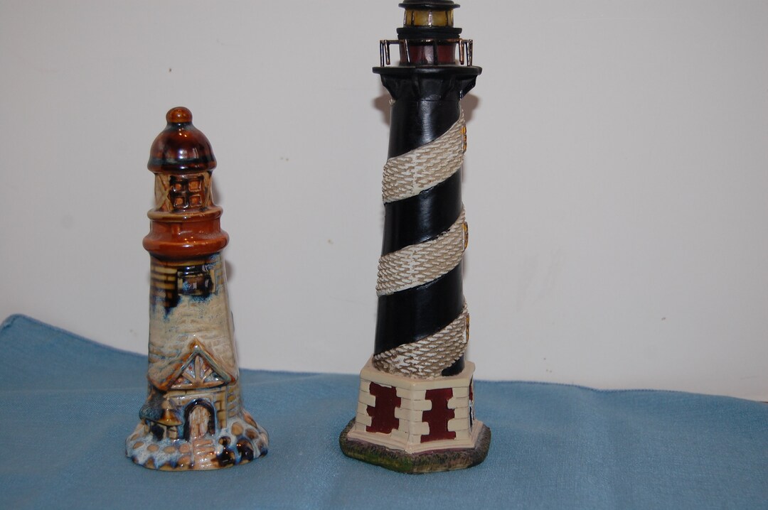 CHOICE Vintage Lighthouse, Pottery Lighthouse, Resin Lighthouse, Home ...