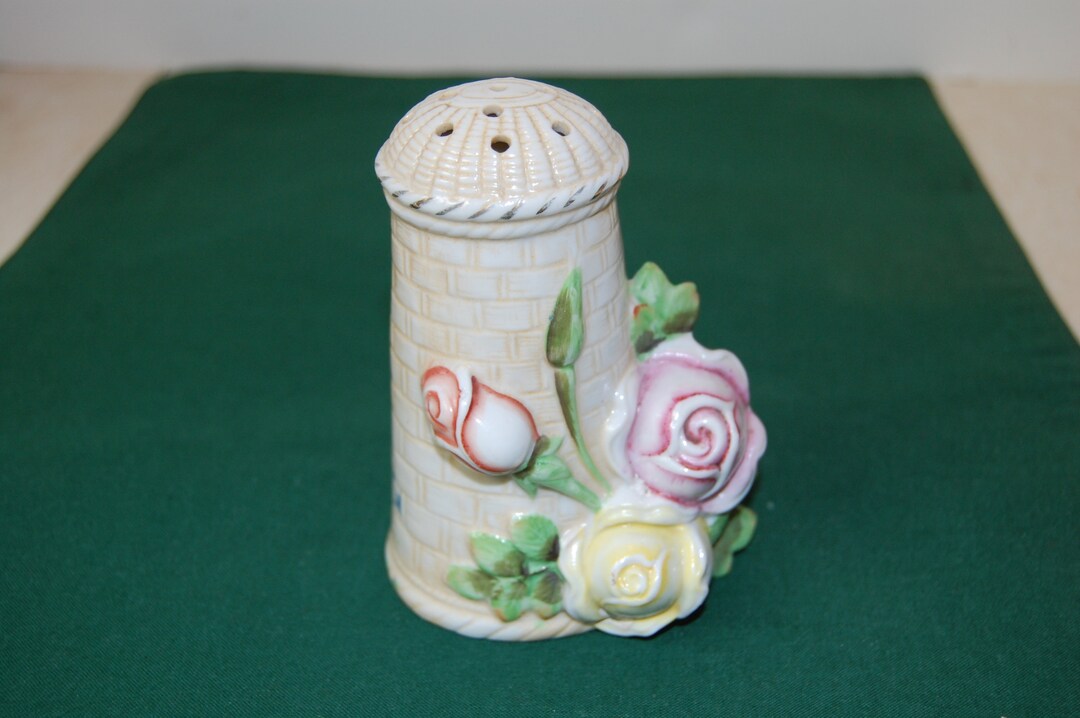 Hand Painted Hat Pin Holder Vase, Vintage Pin Holder, Stick Pin Holder ...