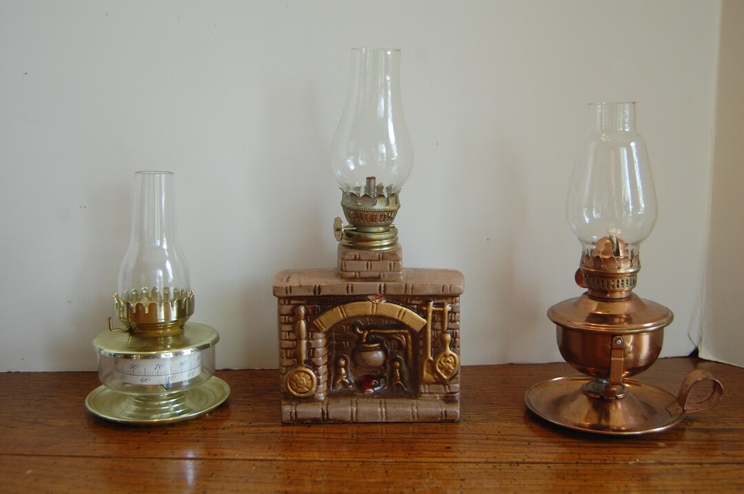 CHOICE Vintage Kerosene Lamp, Home Decor, Small Lamp, Plastic Tape Lamp ...