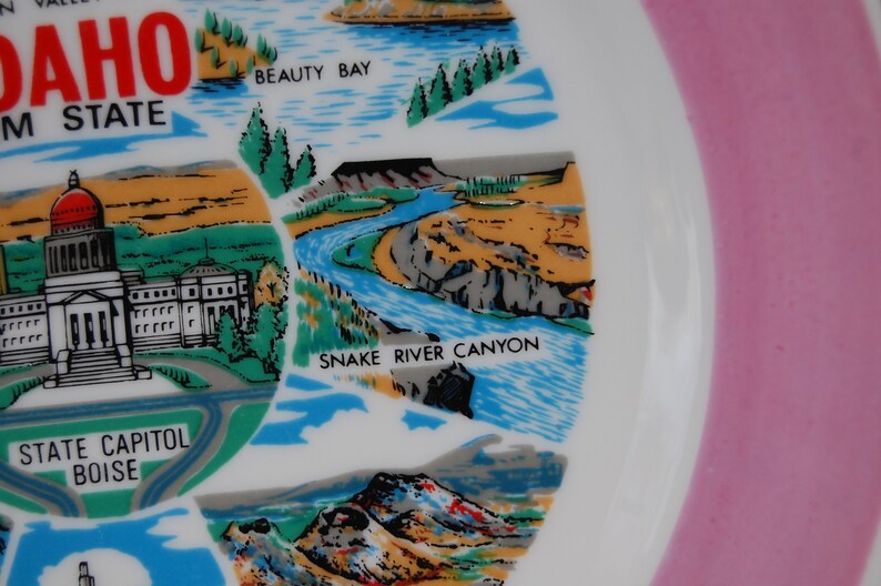 Collectible Idaho Plate Vintage Idaho Plate Gem State | Etsy