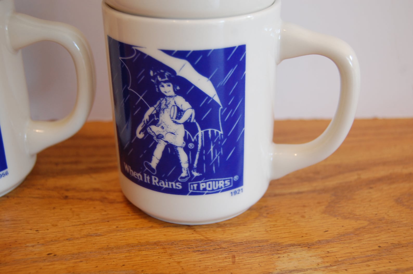 Collectible Morton Salt Mugs Set of 4 Replicas of 1914 - Etsy