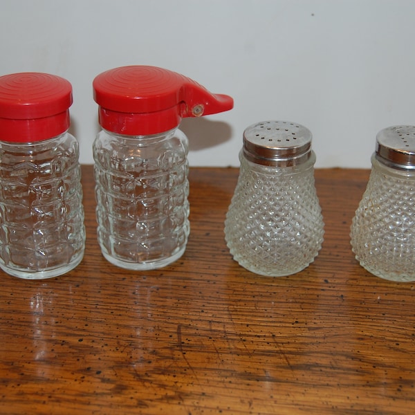 Red Top Salt Pepper - Etsy