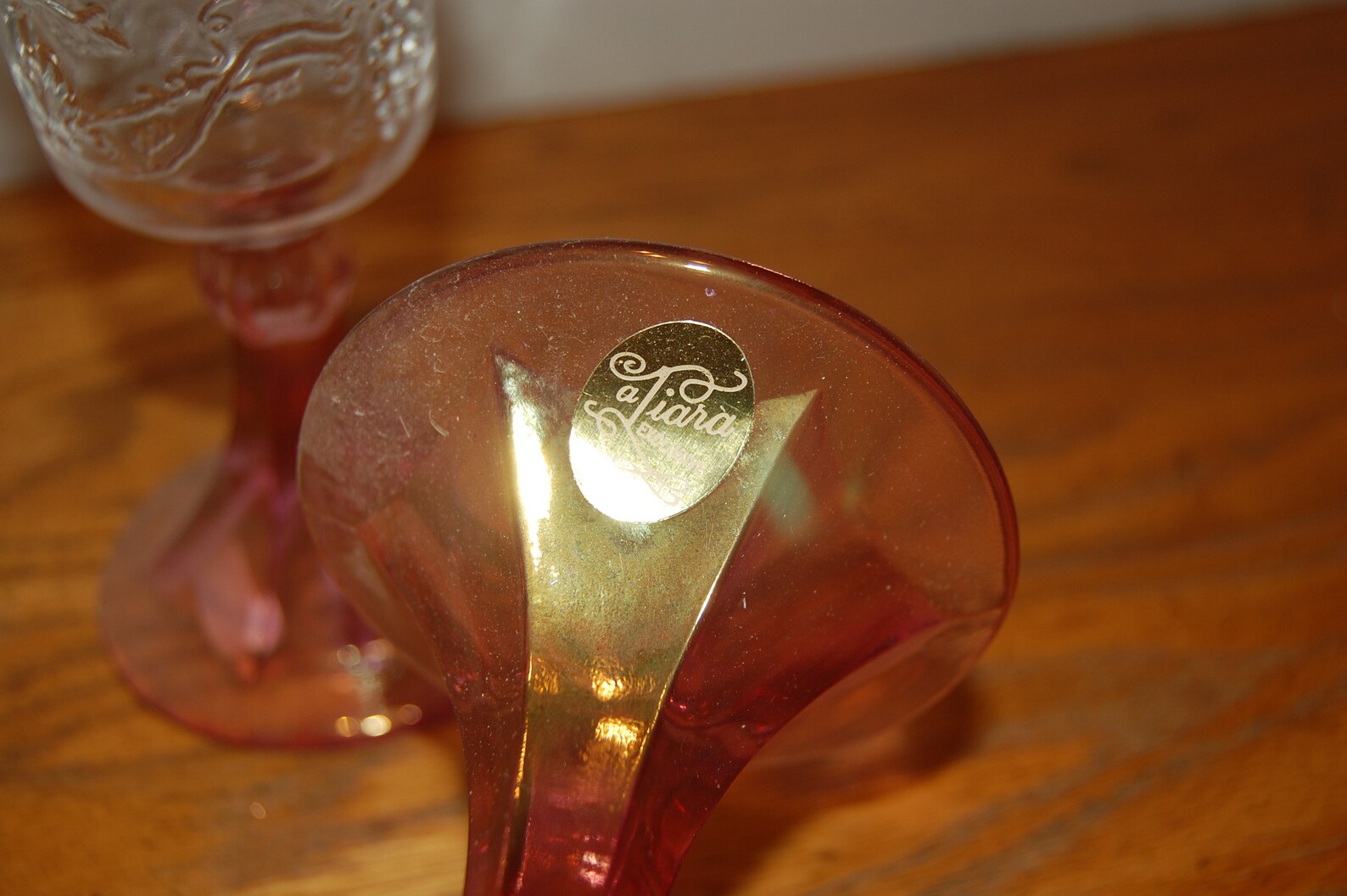 Vintage Chalice Set, Rose Chalice, Lord's Supper, Crystal Chalice ...