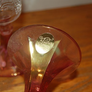 Vintage Chalice Set, Rose Chalice, Lord's Supper, Crystal Chalice ...