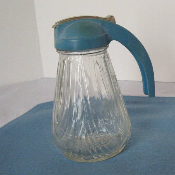 Glass Syrup Pitcher - Etsy
