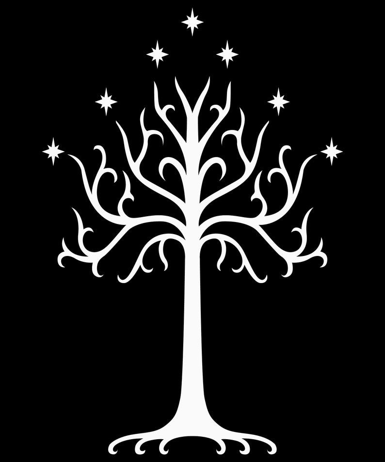 Lord of the Rings/ Gondor Svg/png/jpg/ Tree of Life Svg/png/jpg/ Lotr ...