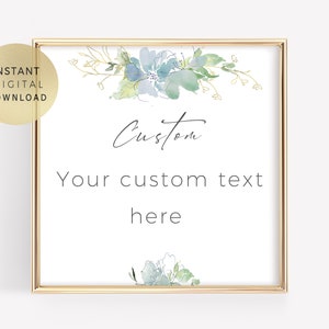 Personalized Printable Bible Verse Wall Art Square Scripture Digital ...