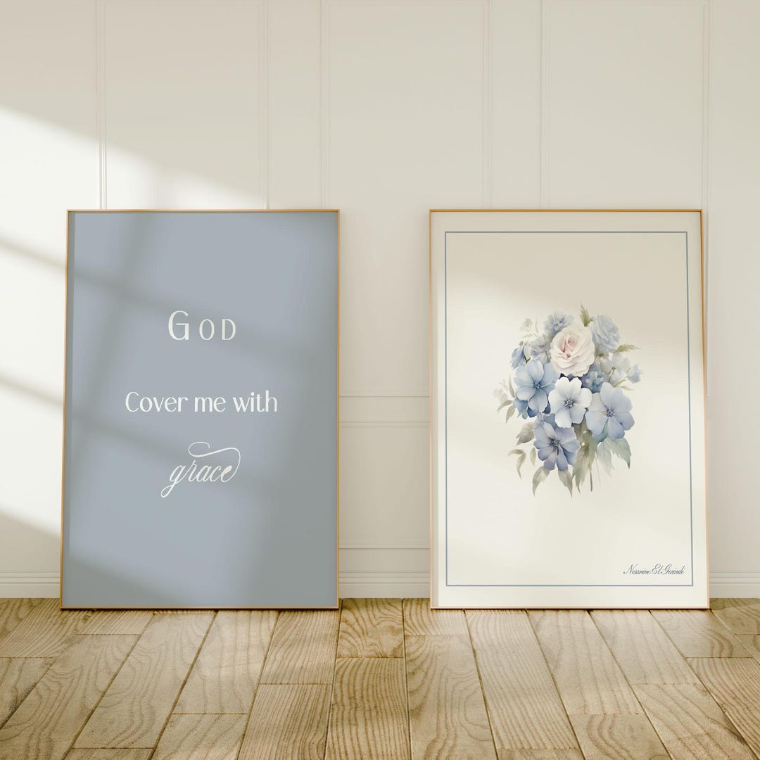 Gentle Prayer Wall Art Printable, Digital Wall Art for Bedroom, Prayer ...