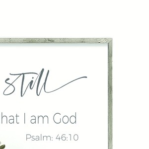 Psalm 46:10, Be Still and Know, Christian Poster Print, Horizoontal ...