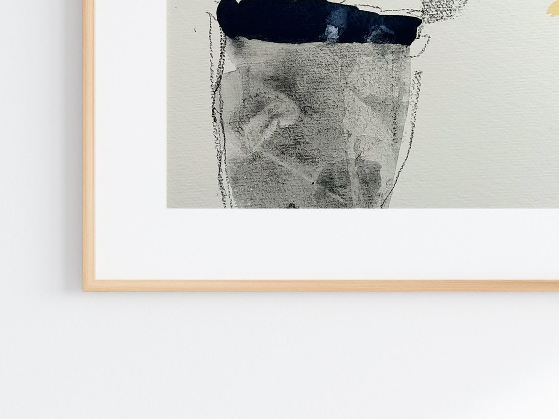 Printable Small Abstract Watercolor Paintings Earth Tones - Etsy