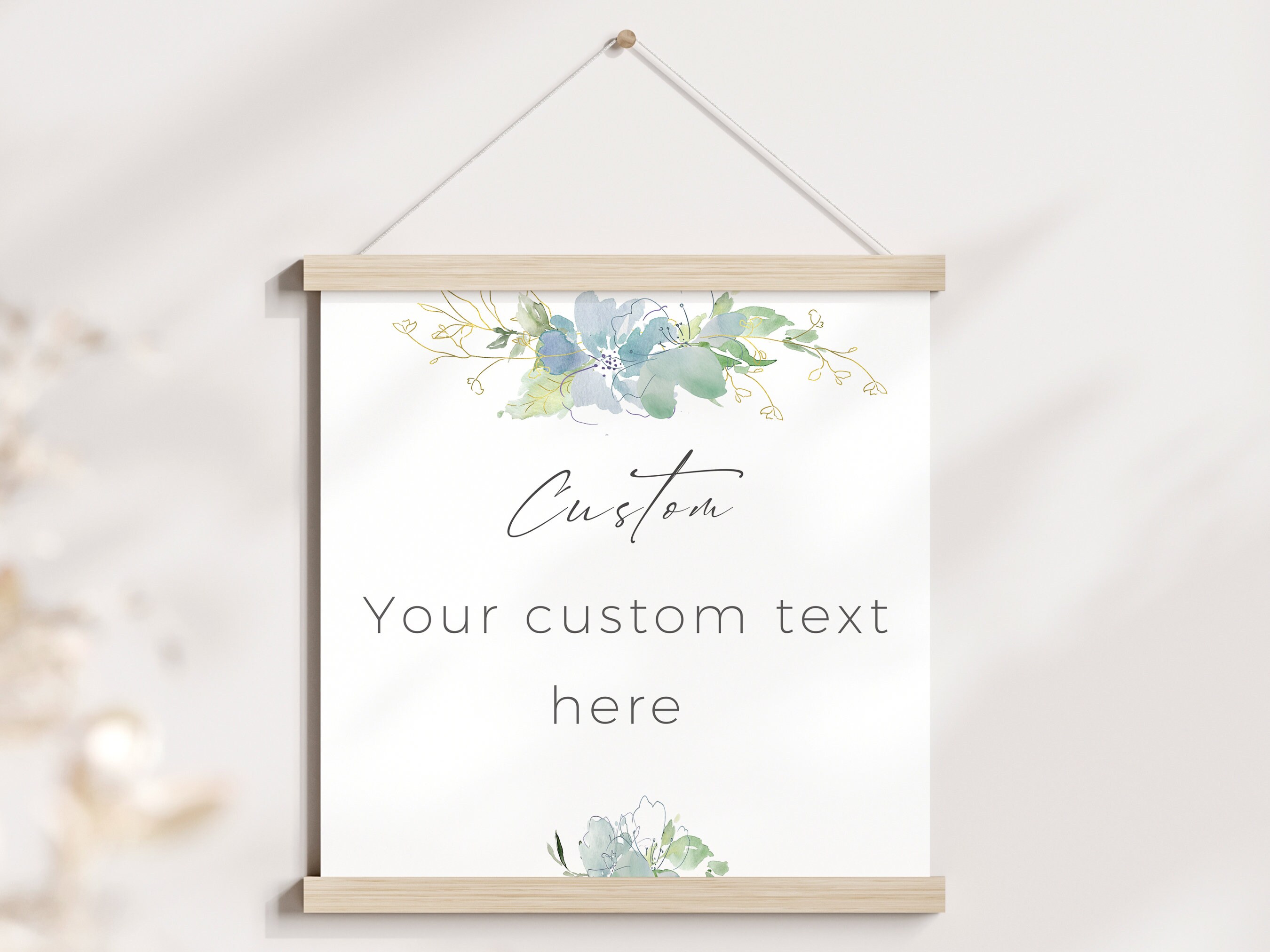 Personalized Printable Bible Verse Wall Art Square Scripture Digital ...