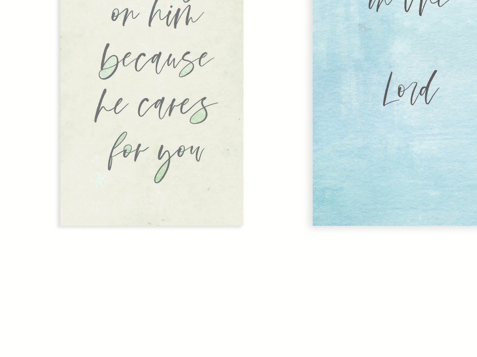 Set of 4 Printable Christian Quotes Bookmarks, Bible Verse Bookmarks ...