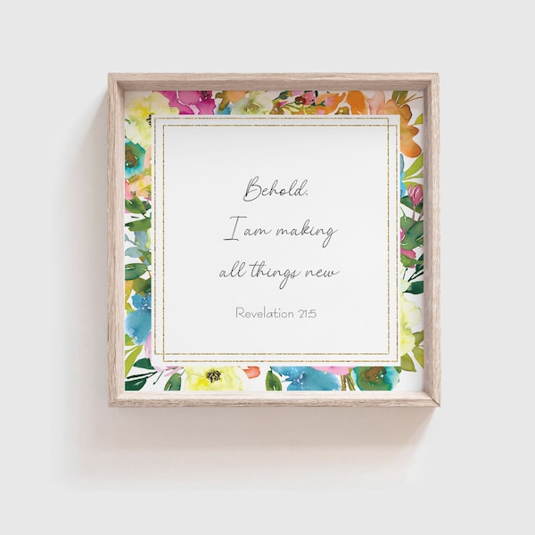 Revelation 21 5 - Etsy