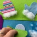 Snowball Hiding and Mitten Matching Flannelboard Game - Etsy