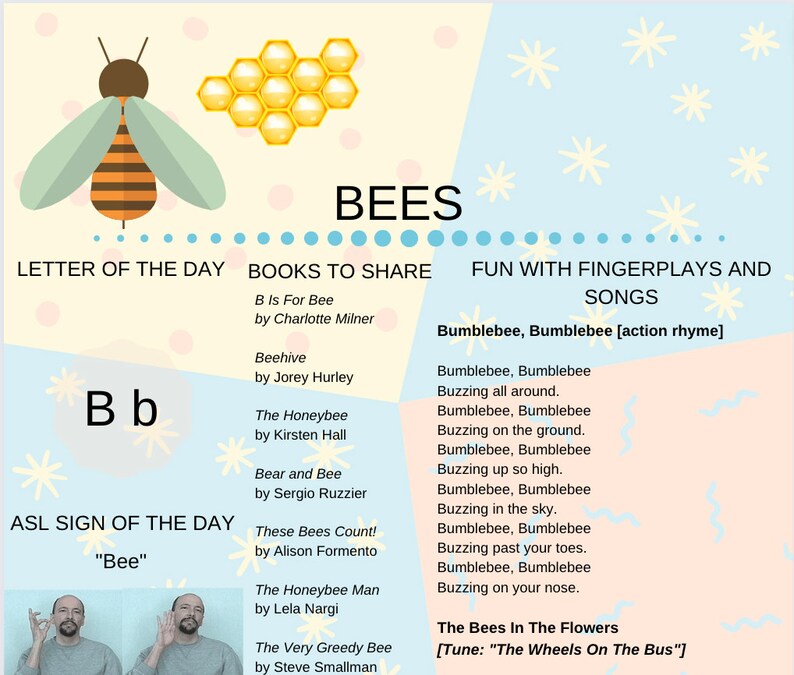 Here is the Beehive Flannel Rhyme Set - Etsy